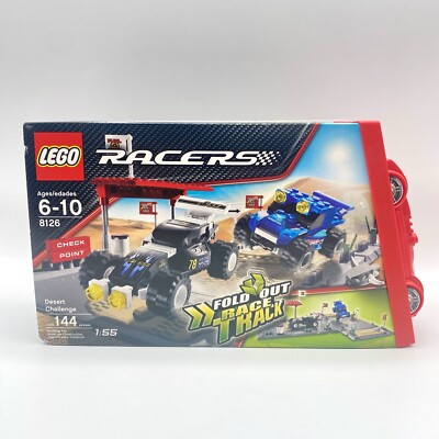 Lego Racers Tiny Turbos Desert Rally (8126) Building Kit Retired Set ...