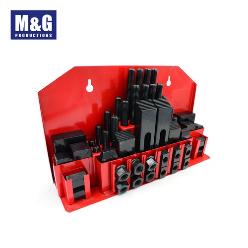 Clamping kit, Bolts T-Nuts Clamps, Step Blocks 1/2"(3/8"-16TPI),M10,M12 ...
