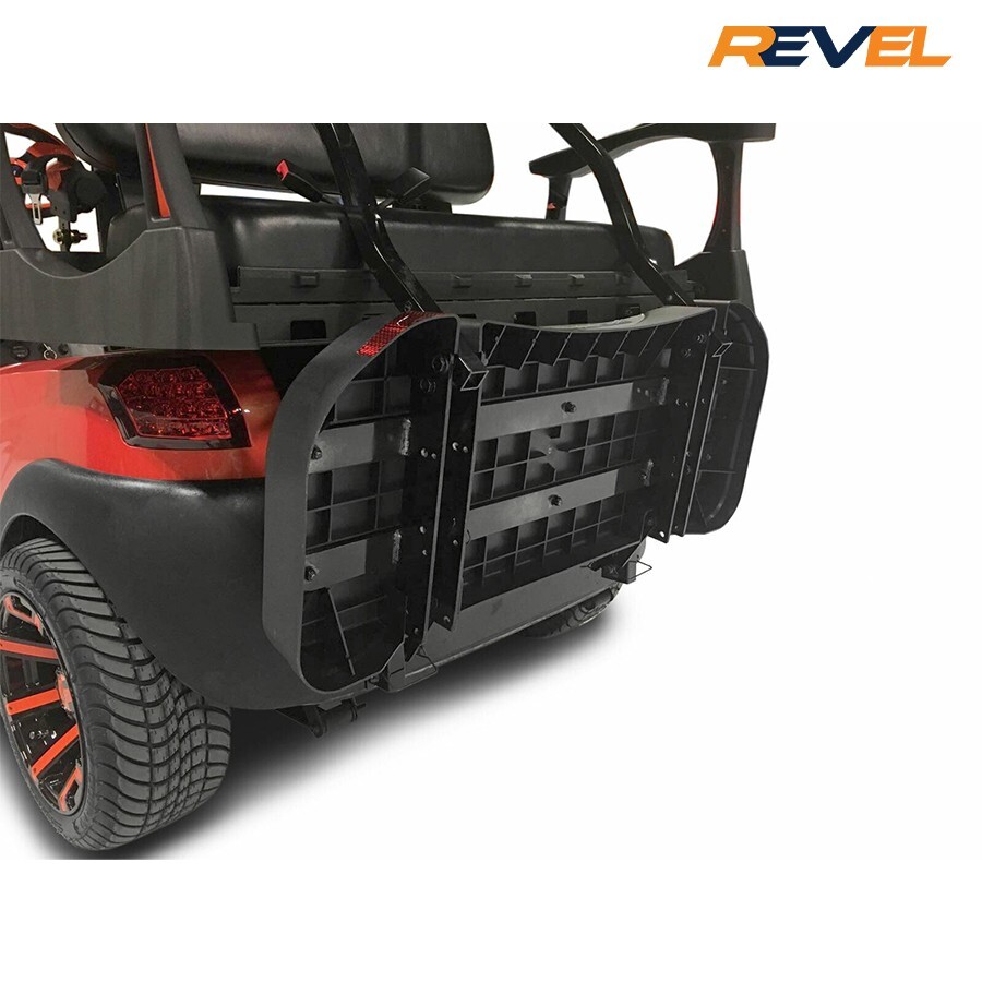 Yamaha Drive2 Golf Cart MadJax Genesis 250 Rear Flip Seat Kit w/ Black ...