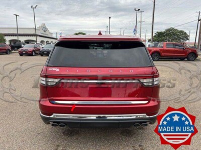 fit: 2020-2024 Lincoln Aviator Rear Trunk Lid Bumper Door Trim Cover ...