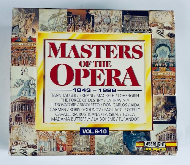 Masters Of The Opera. 1843 - 1926 Delta Music Inc, Vol. 6-10. (5 CD Set ...
