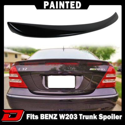 01-07 Fits Mercedes Benz C W203 4D Sedan A Trunk Boot Spoiler Paint ...