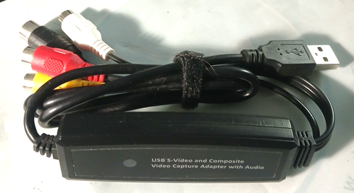 Composite RCA S-Video Capture USB Adapter With Audio AVC03 | eBay