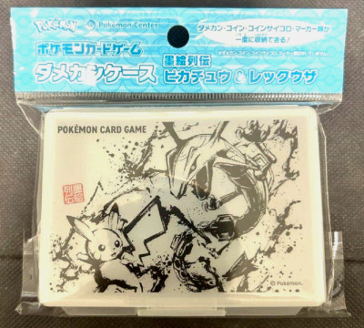 Pokemon Official Damage Counter Case Pikachu Rayquaza Sumie Japanese ...