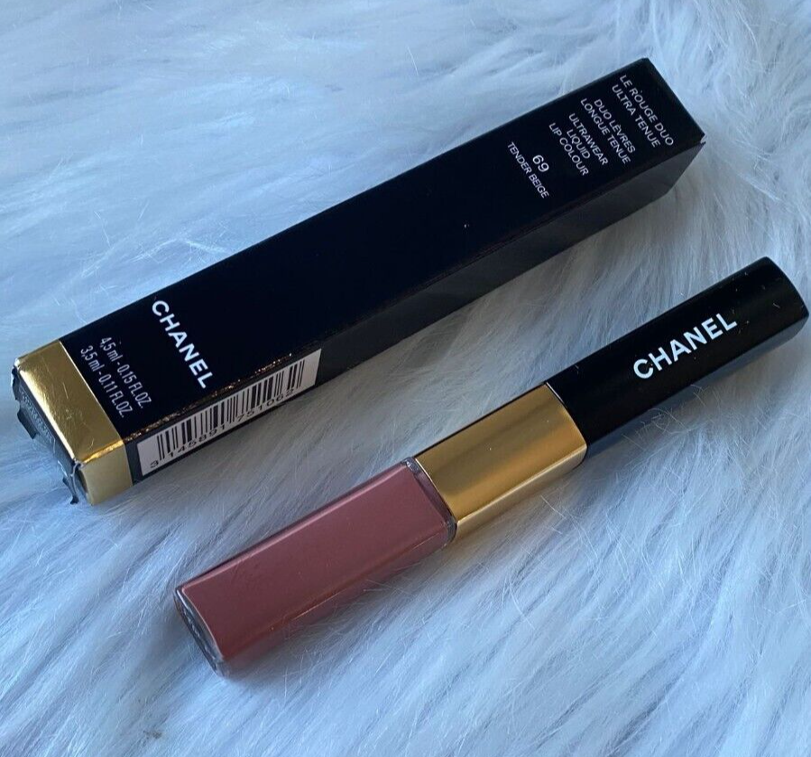 New in box CHANEL LE ROUGE DUO ULTRAWEAR LIQUID LIP COLOUR #69 TENDER ...