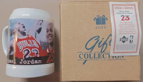 Michael Jordan Upper Deck Collectable Tankard Mug Cup 1997 Chicago ...