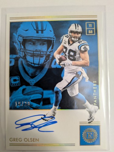 2018 Panini Encased Greg Olsen Autograph Card 19/20 | eBay