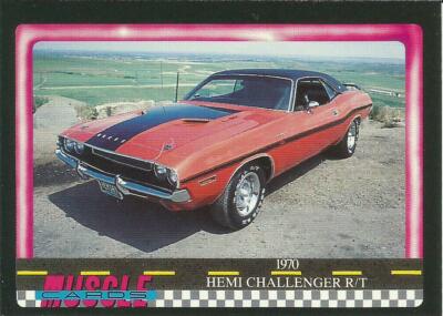 1970 Hemi Challenger R/T card #67 - from 1991 "Muscle Cards" set | eBay