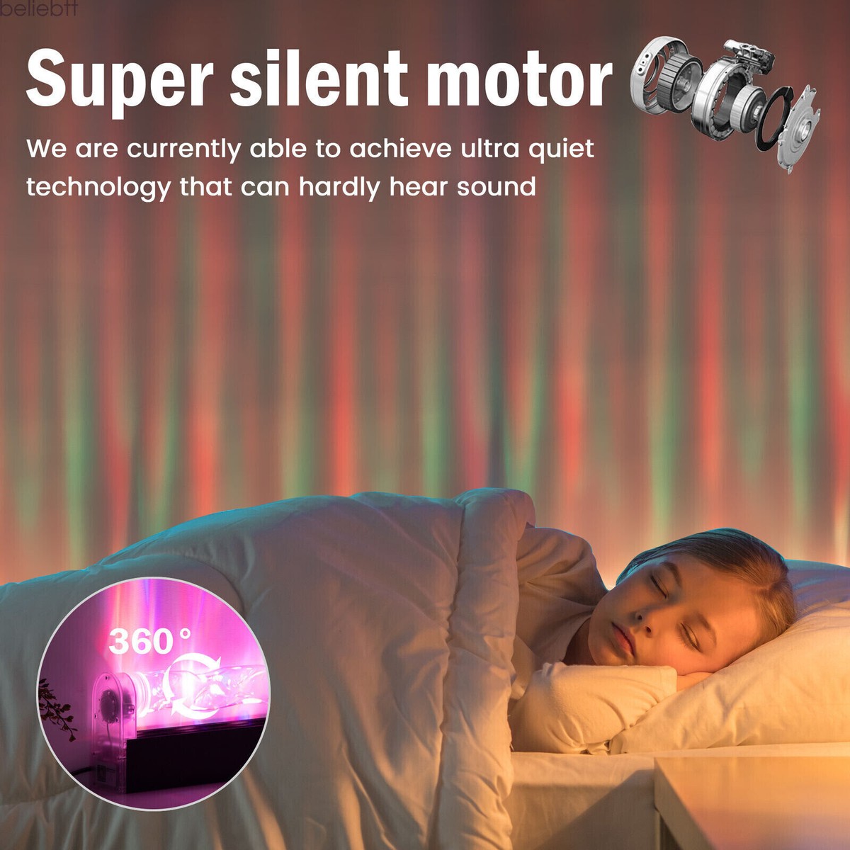RGBW Wall Light 24W RGBW - Dynamic Water & Aurora Effects With Remote ...