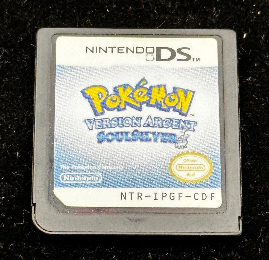 Pokemon Soul Silver Cartridge