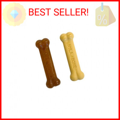 Nylabone Classic Puppy Chew Toy Twin Pack - Puppy Chew Toys for ...