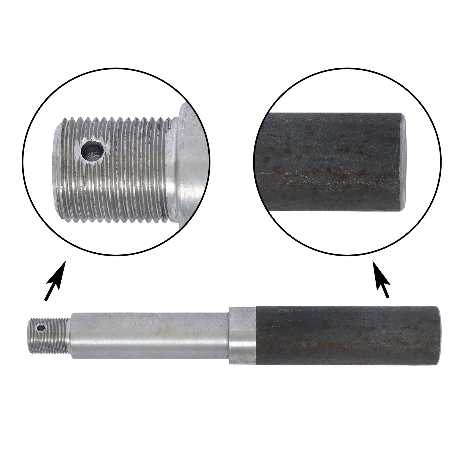 W/ 1" Round BT8 Spindle & 4 on 4" Bolt Idler Hub Pack of 8 Trailer Axle ...