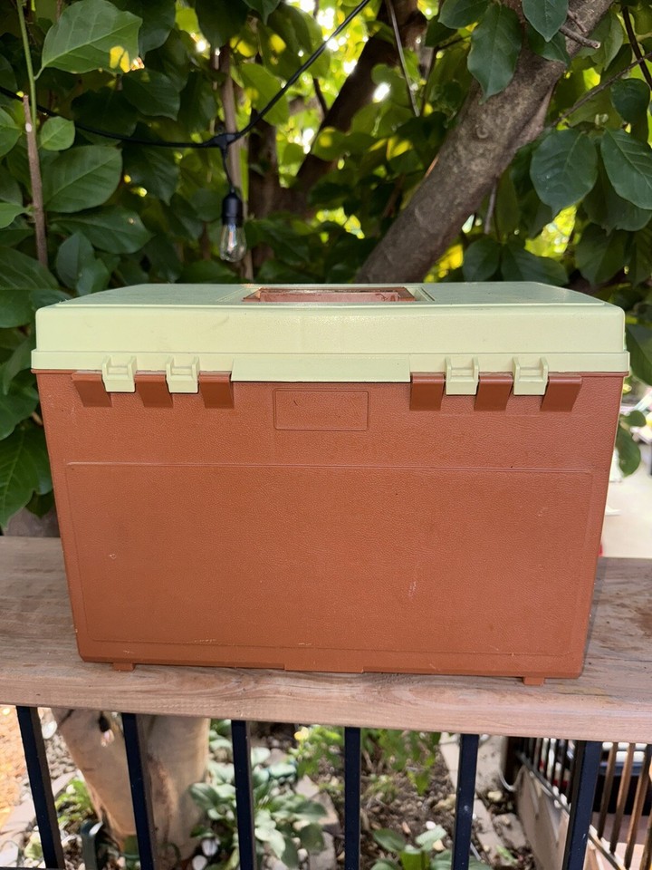 PLANO 757 Vintage FISHING Tackle Tool Box Organizer 4 Drawer Some ...