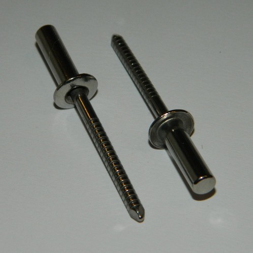 250 Edelstahl Bechernieten 3,2x8 Flachkopf Dichtbechernieten VA | eBay