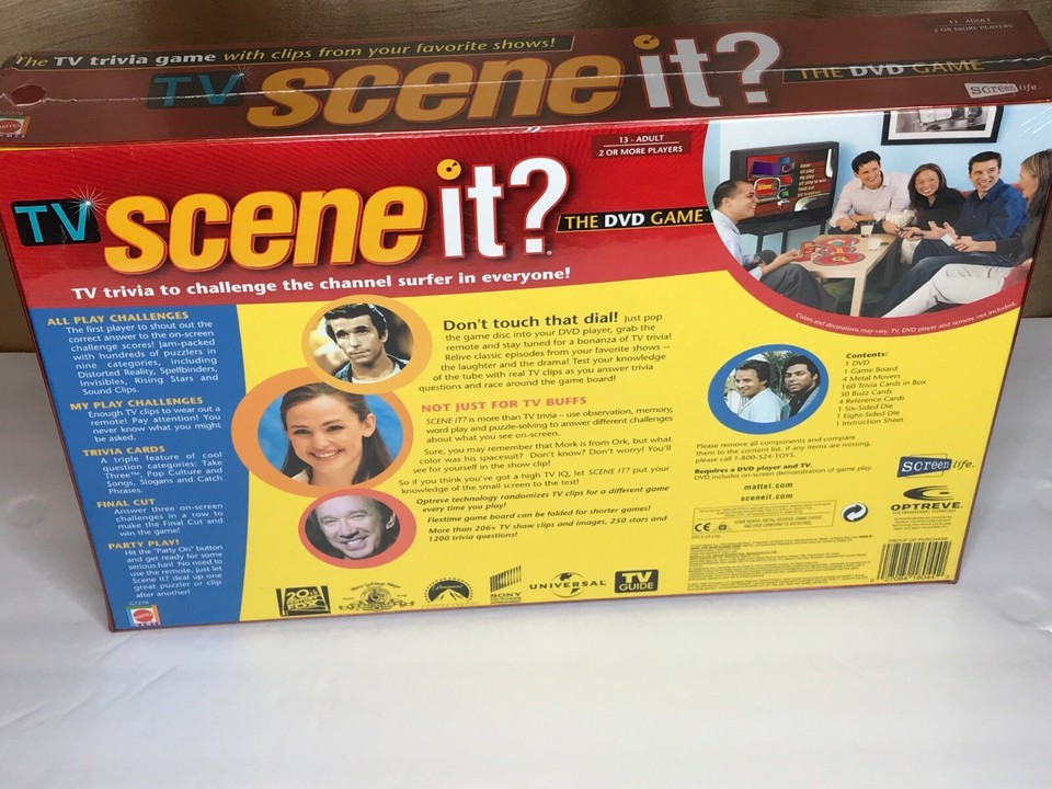 SCENE IT? The TV Trivia 2005 Family DVD Game Mattel FACTORY SEALED | eBay