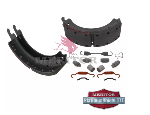 4702 Q Plus Reman Brake Shoe Kit- 21K Lining- Meritor Platinum Shield ...