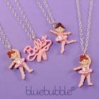 FUNKY BALLET NECKLACE SWEET CUTE DANCE PENDANT TUTU DANCER FUN HOBBY ...