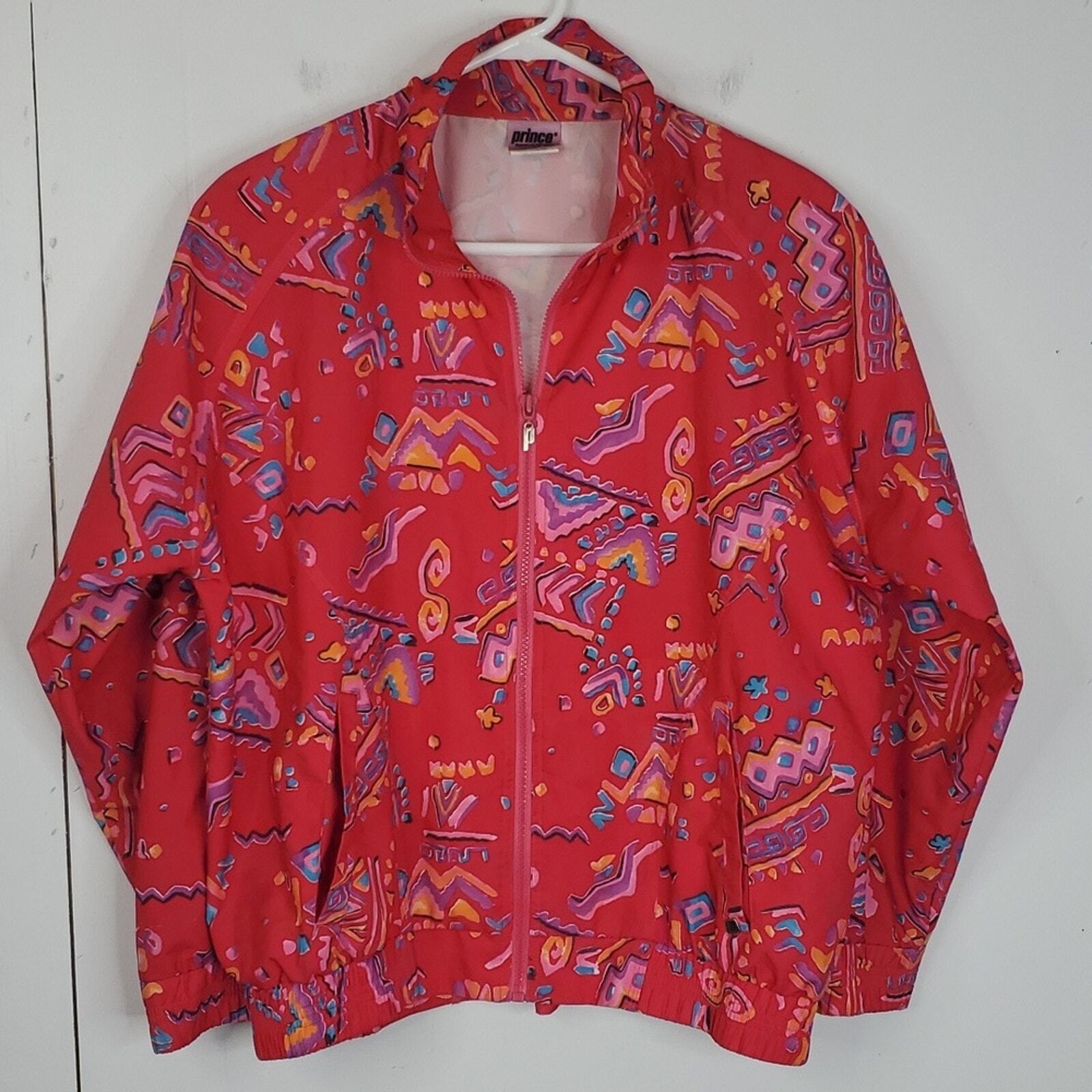 Vintage Prince Winbreaker Zip Up Bomber 80s Zoom Work… - Gem