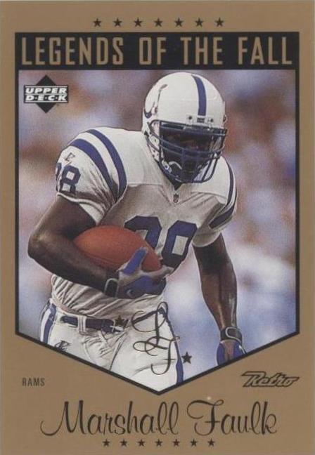 1999 Upper Deck Retro - Legends of the Fall Marshall Faulk #L16 for ...