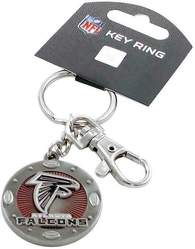BRAND NEW NFL ATLANTA FALCONS Metal Impact Keychain With Lobster Clasp ...