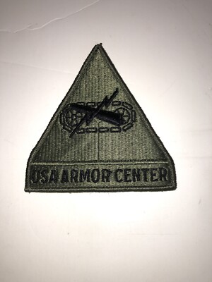 USA Armor Center Subdued U.S. Army Shoulder Patch Insignia | eBay