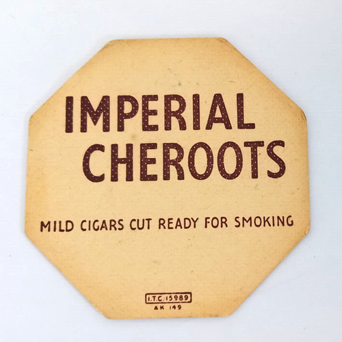 Cigarettes - Imperial Cheroots - Mild Cigars - Vintage Beer Mat | eBay UK