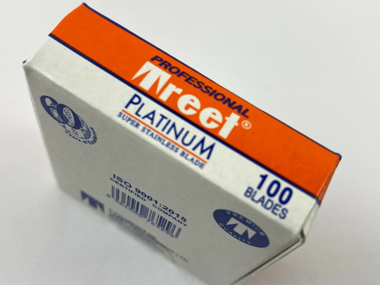 500 Treet platinum single edge razor half blades Shaving barber ...