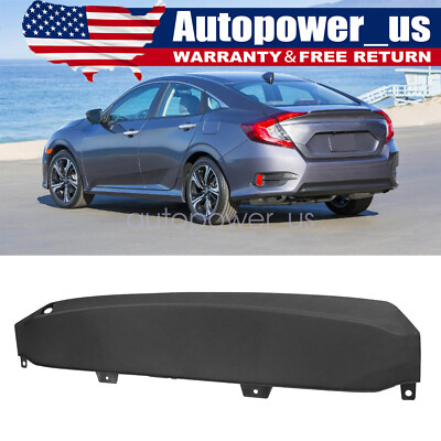 New Rear Bumper Lower Garnish Trim Valance Plastic Fit For Honda Civic ...