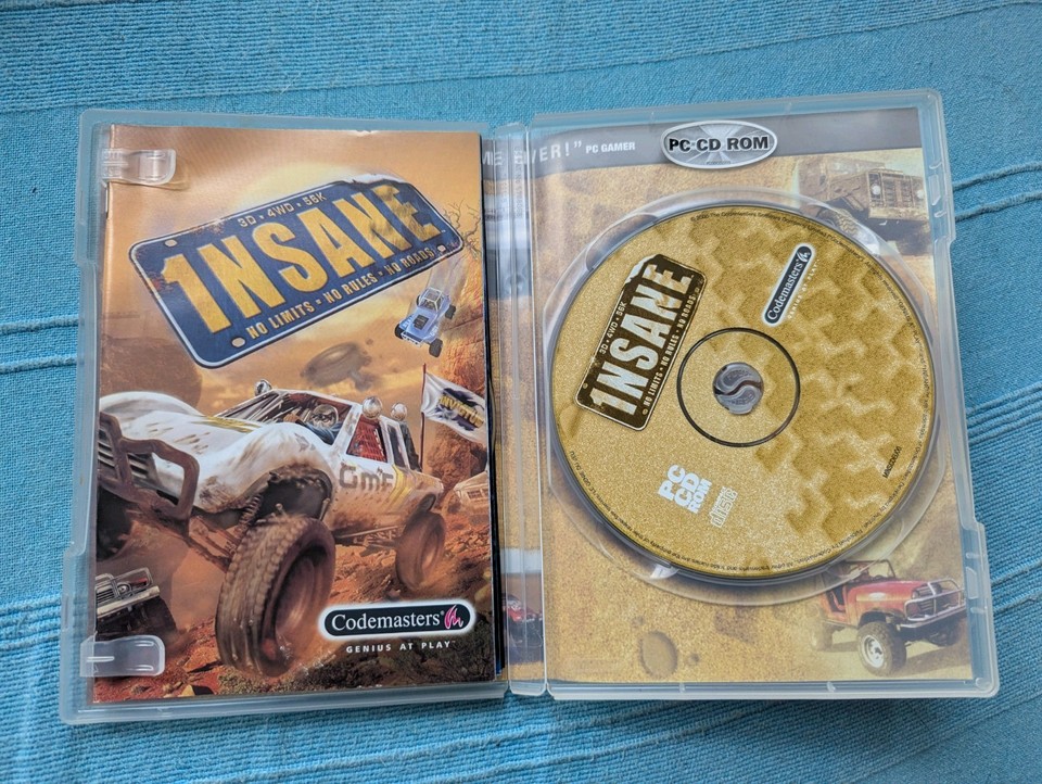1NSANE Insane PC CD-Rom - Codemasters NO LIMITS NO RULES NO ROADS | eBay