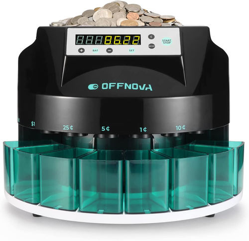 Electric Automatic Coin Sorter & Change Counter Machine with Digital ...