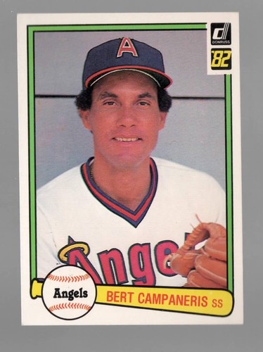 1982 Donruss Bert Campaneris California Angels #593 Near Mint or Better | eBay