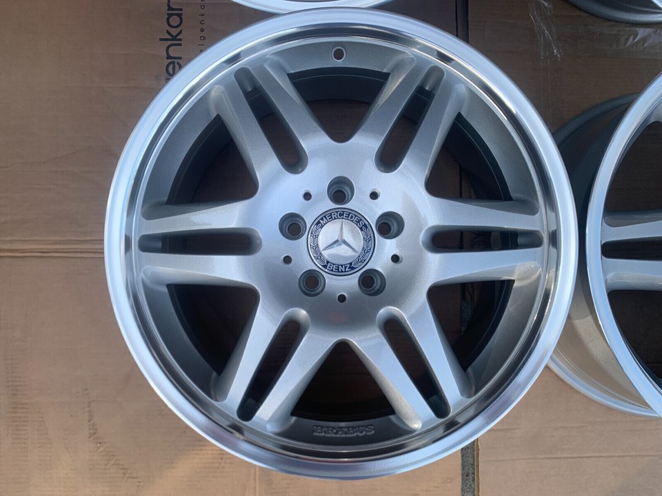 4 Original Brabus Rims 18" Mercedes SLK CLK SL R170 R171 W208 W209 R129 ...