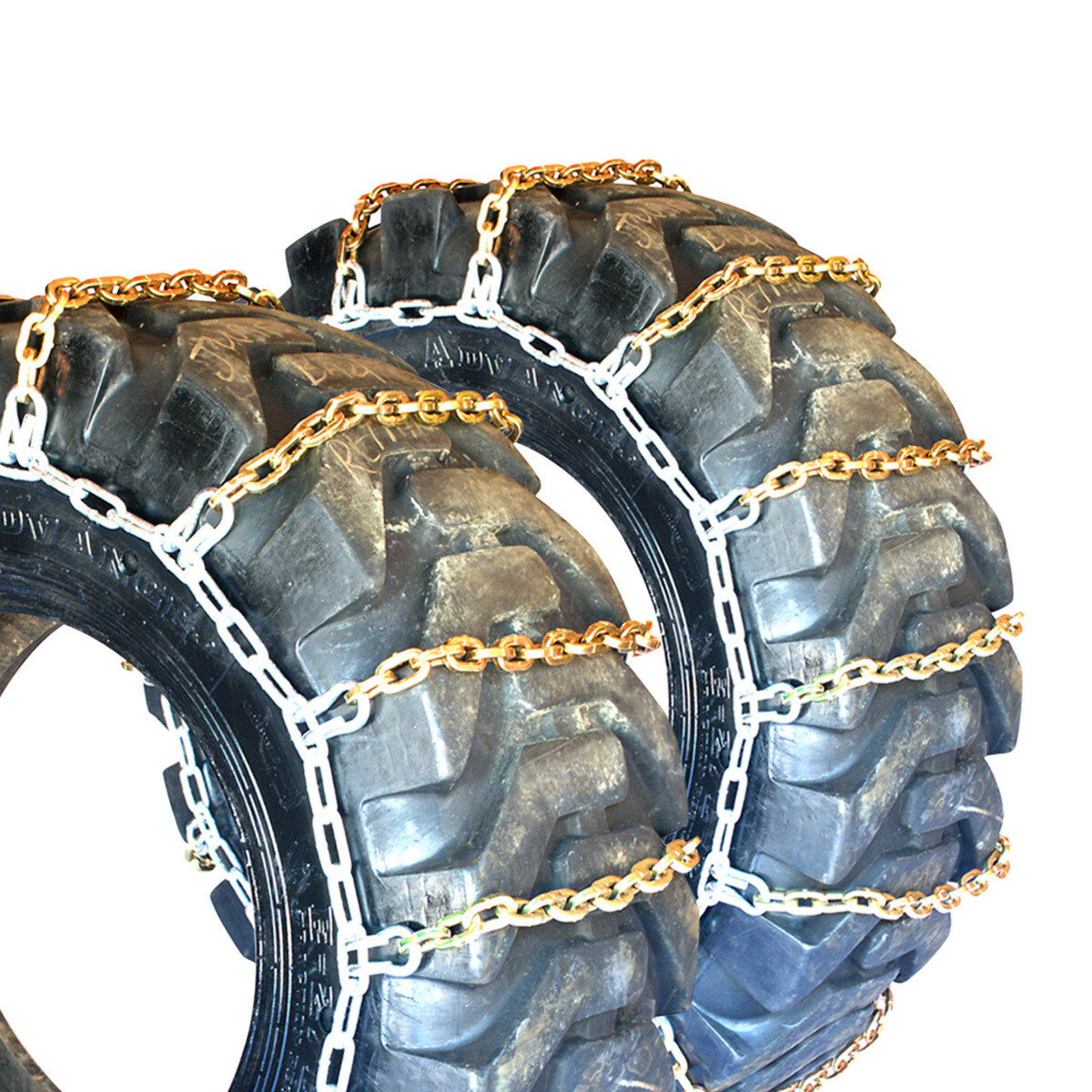 Titan Alloy Square Link Tire Chains Loader/Grader Off Road 10mm 385/95 ...
