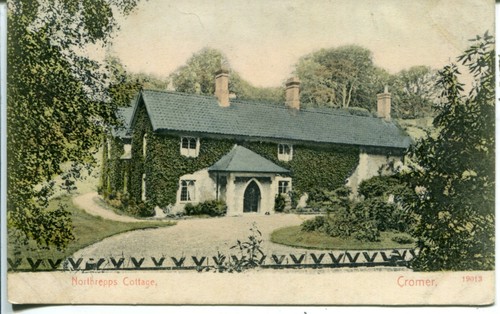 UK Cromer - Northrepps Cottage Vecchio Esemplare Cartolina | eBay