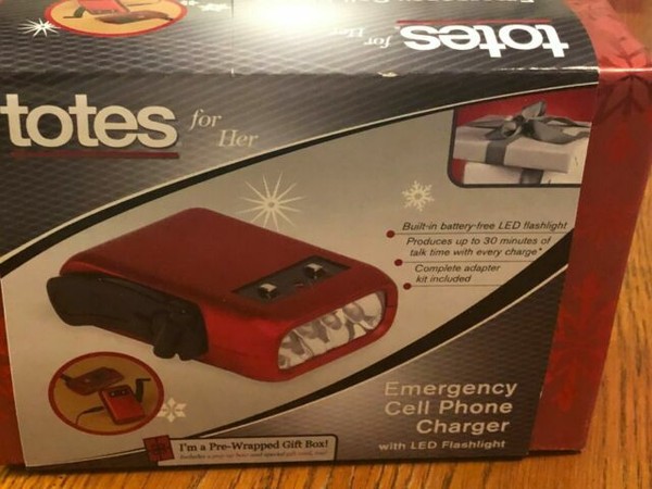 Totes Emergency Cell Phone Charger With LED Flashlight for sale online ...