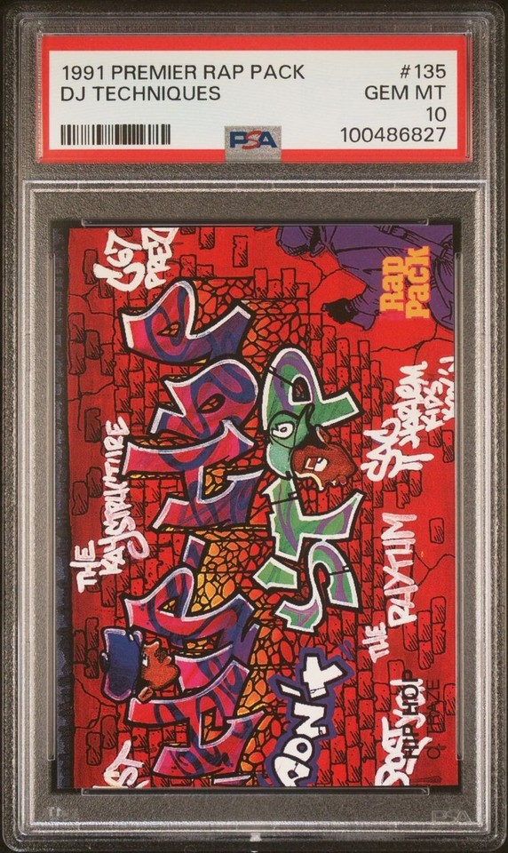 1991 Premier Rap Pack Series DJ Techniques #135 PSA 10 | eBay