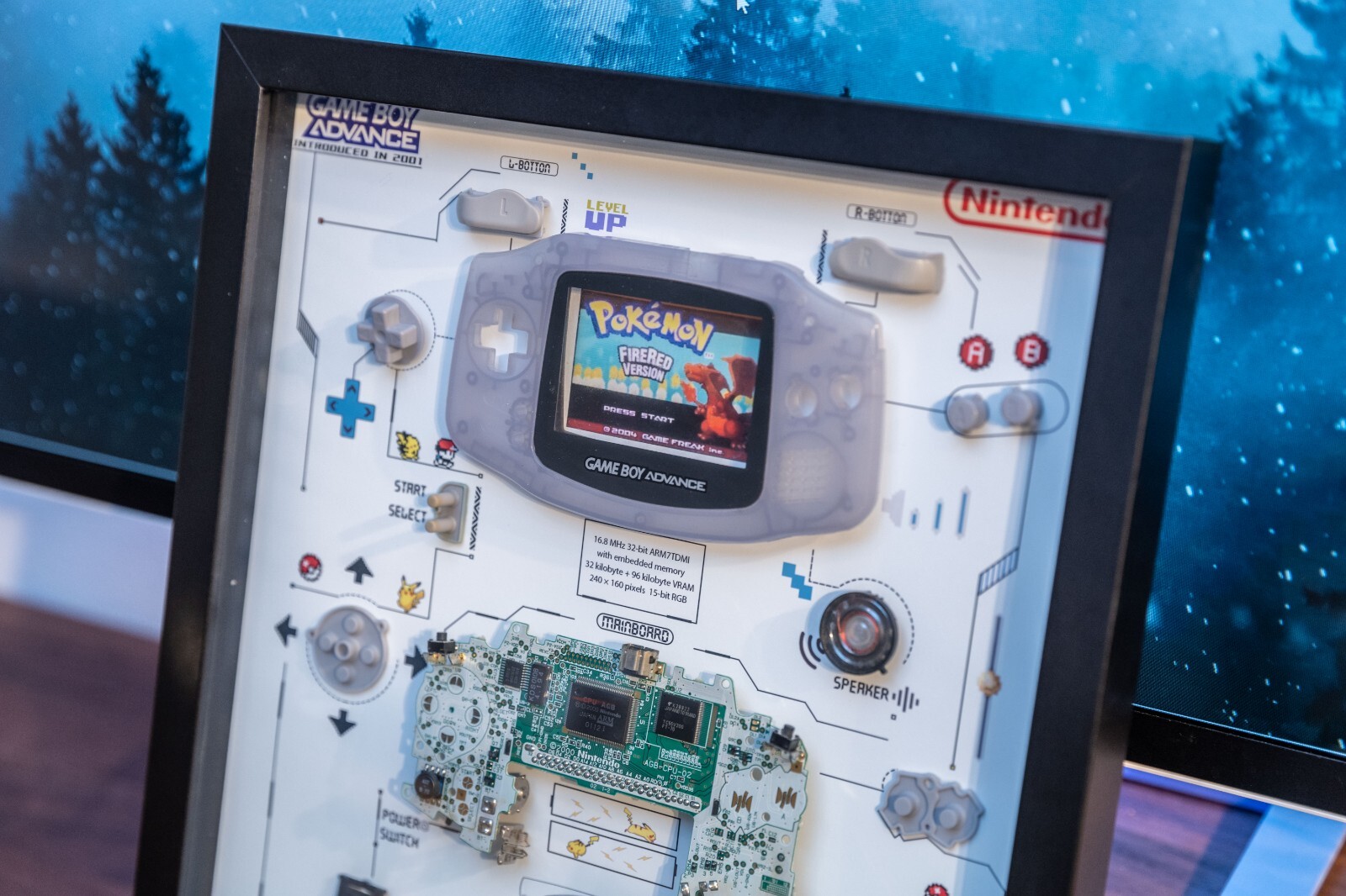 Disassembled Gameboy Advance Teardown With Frame, Deconstructed Game ...