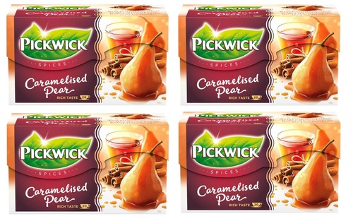 (Pack of 4) PICKWICK SPICES TEA BAGS CARAMELISED PEAR 4x20 Bags | eBay