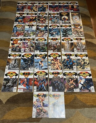 TRINITY EXTREMELY RARE NEWSSTAND VARIANTS (38) COMIC LOT VG/NM DC ...