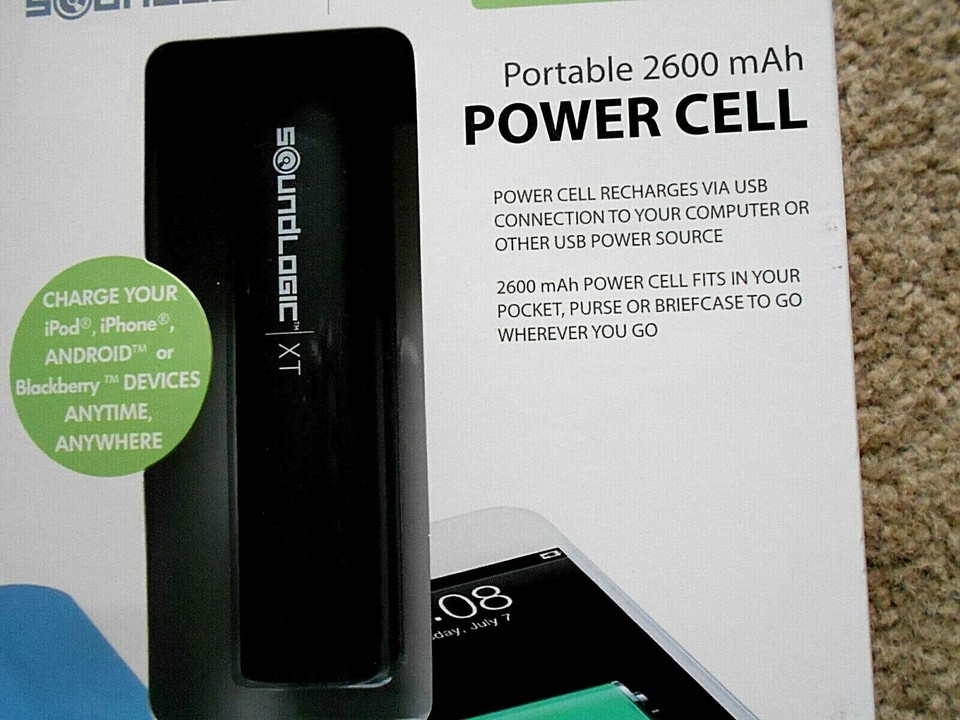 Soundlogic XT Rechargeable Portable Power Cell 2600mAH | eBay