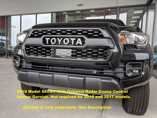 GENUINE OEM NEW Toyota Tacoma 2016-2019 TRD PRO Black Grille Insert ...
