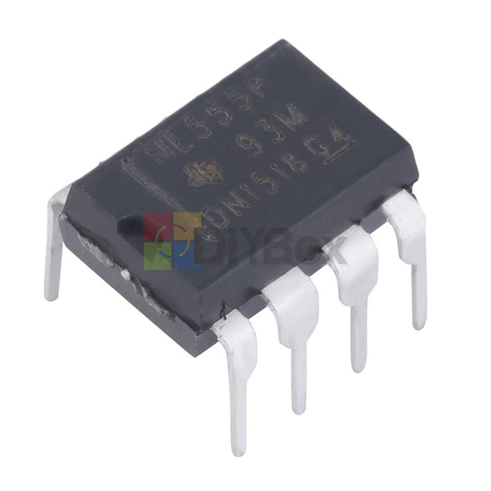 100Pcs NE555P NE555 DIP-8 SINGLE BIPOLAR TIMERS IC 8 Pin NE555P | eBay