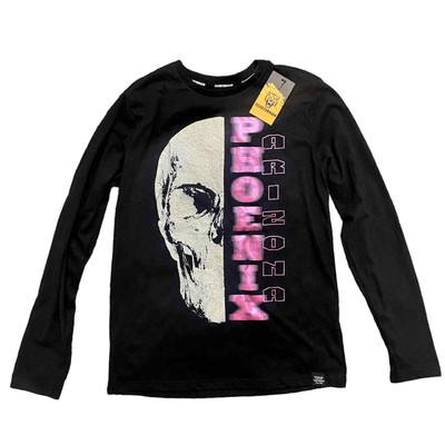 Clusterman Mens Long Sleeve 'Arizona' T-Shirt in Black, Size M | eBay