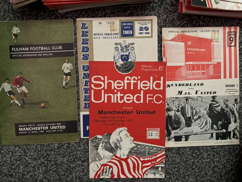 football programmes collections/ bulk lots 1970s | eBay UK