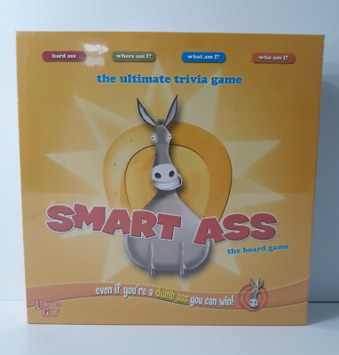 Smart Ass Trivia Board Game University Games 2007 New Sealed | eBay