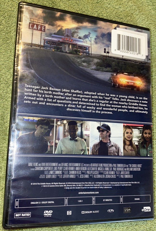 The Griddle House (DVD, 2018) drama LUKE PERRY Charisma Carpenter NEW ...