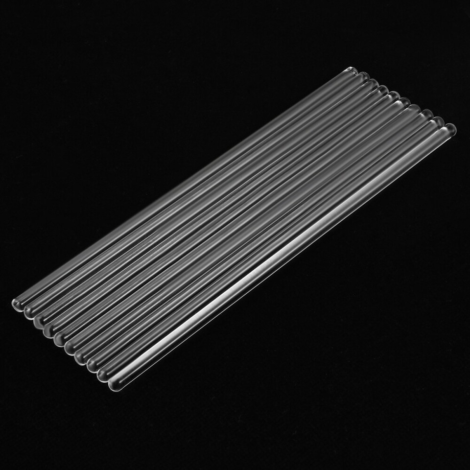 10PCS Glass Stir Rods Borosilicate Glass Rods Glass Stirring Rod | eBay