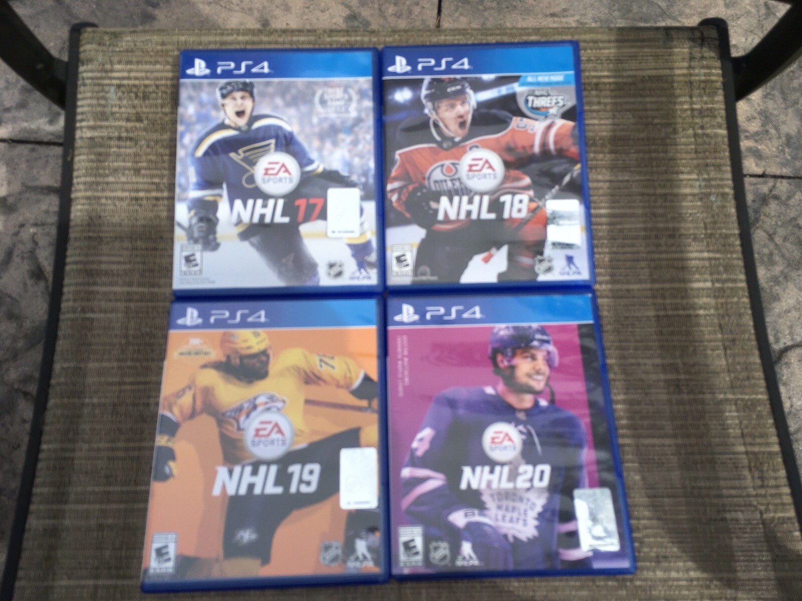 NHL 17, 18, 19, 20 PS4 LOT Bundle Video Games hockey NHL. McDavid ...