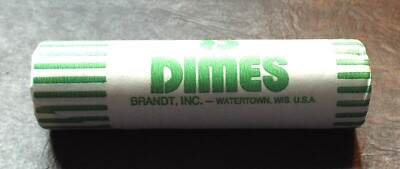 1975 DIME ROLL - "D" Uncirculated Dime Roll ROOSEVELT Roll 💥💥💥💥💥💥💥💥💥💥 ...