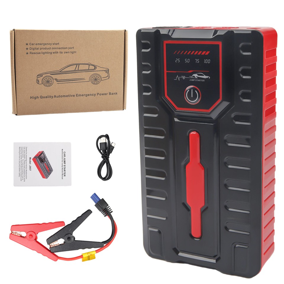 Car Jump Starter Booster Jumper Box Power Bank Battery Charger Portable ...